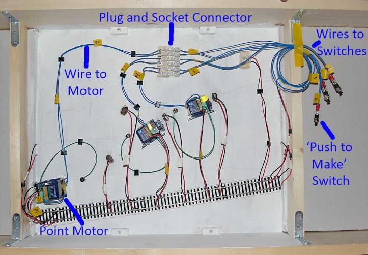 More Progress with Wiring – Point Motors Connected – Steve's Narrow ...