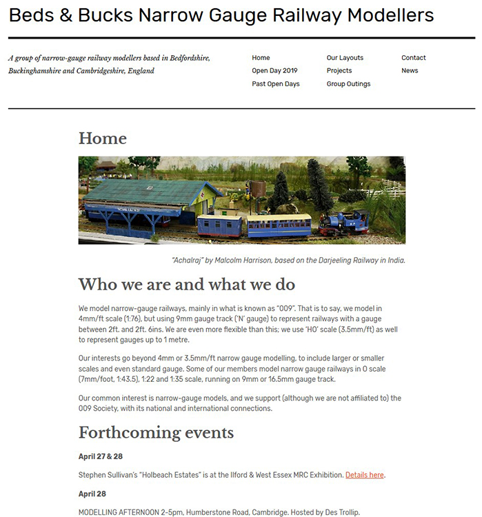 Beds and Bucks Narrow Gauge Modellers Website – Steve's Narrow Gauge ...