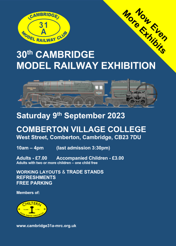 30th Cambridge Model Railway Exhibition – Steve's Narrow Gauge Railway ...