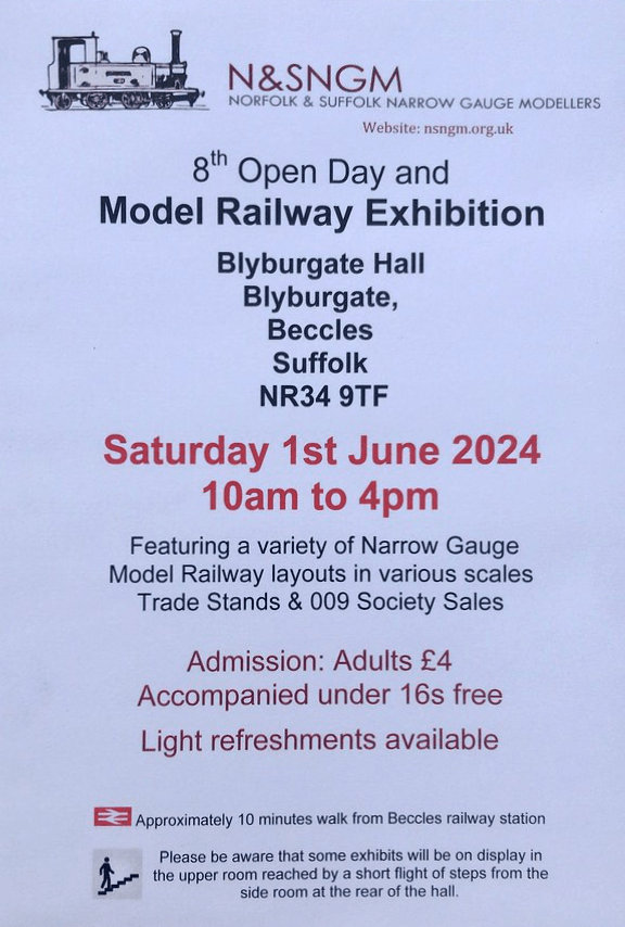 One Month to Beccles Exhibition – Steve's Narrow Gauge Railway Adventure